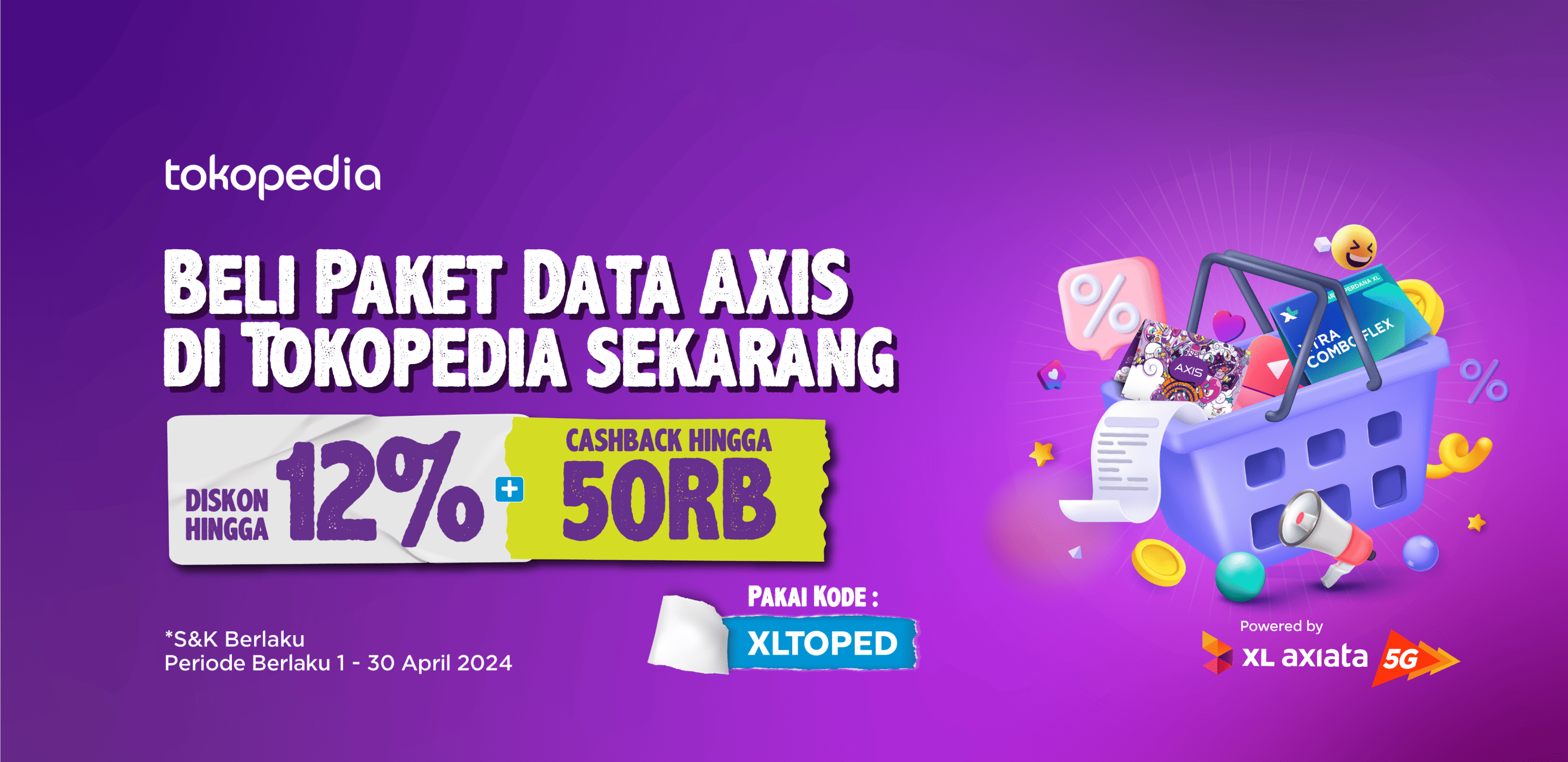 Promo Paket Data Paling Hemat - AXIS