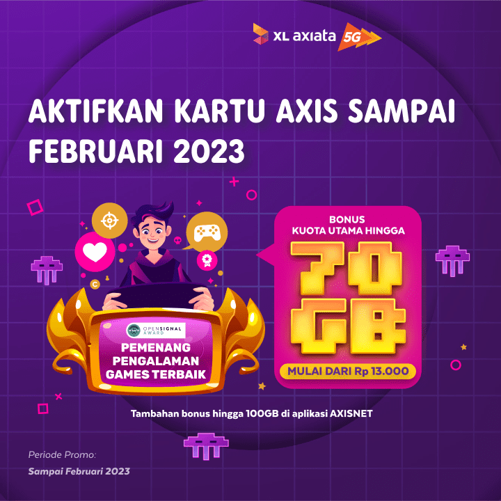 Promo Paket Data Paling Hemat - AXIS