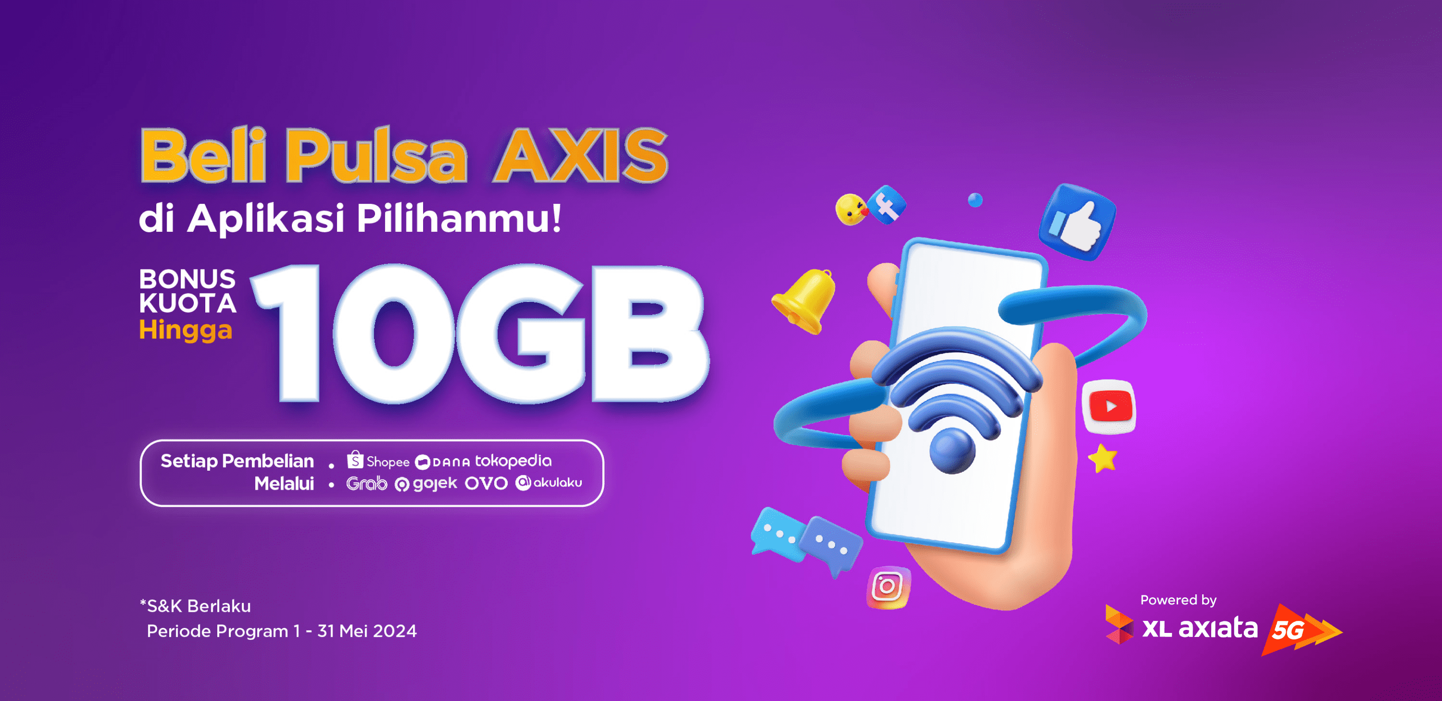 Promo Paket Data Paling Hemat - AXIS
