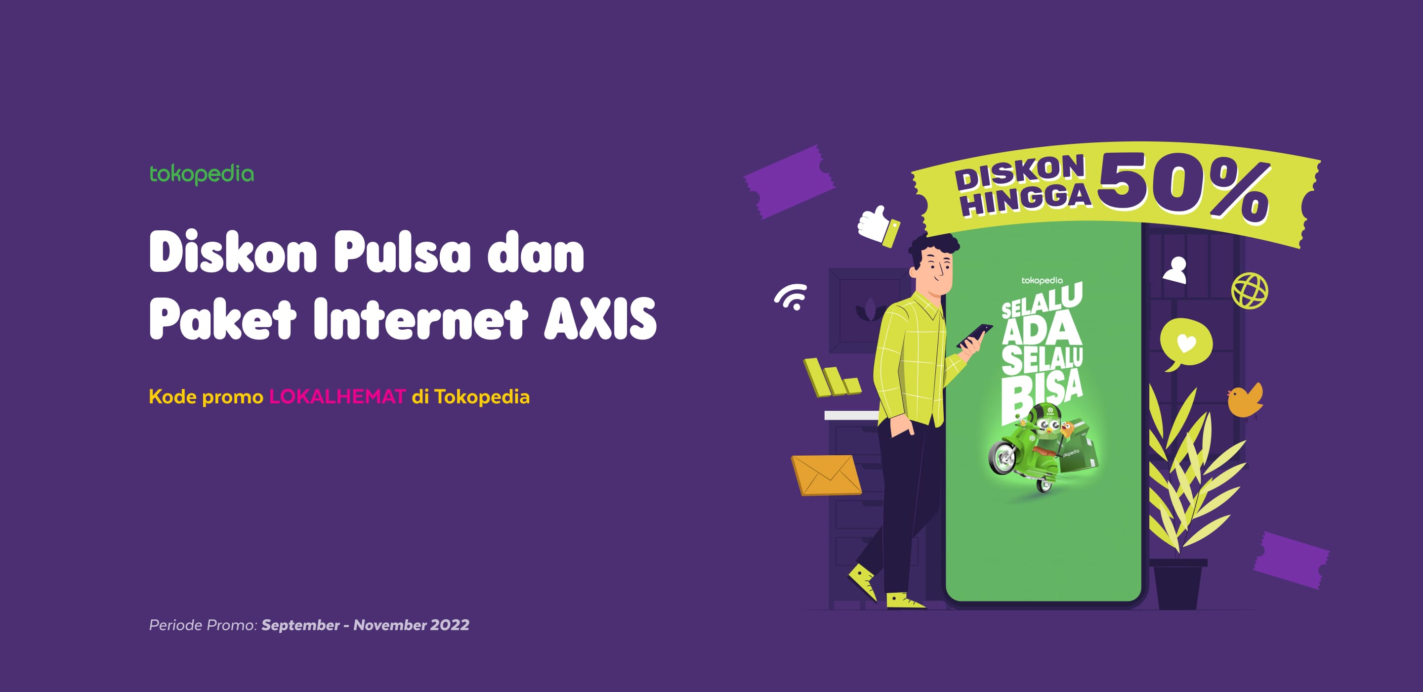 Promo Paket Data Paling Hemat - AXIS