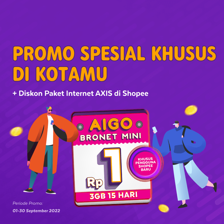 Promo Paket Data Paling Hemat - AXIS